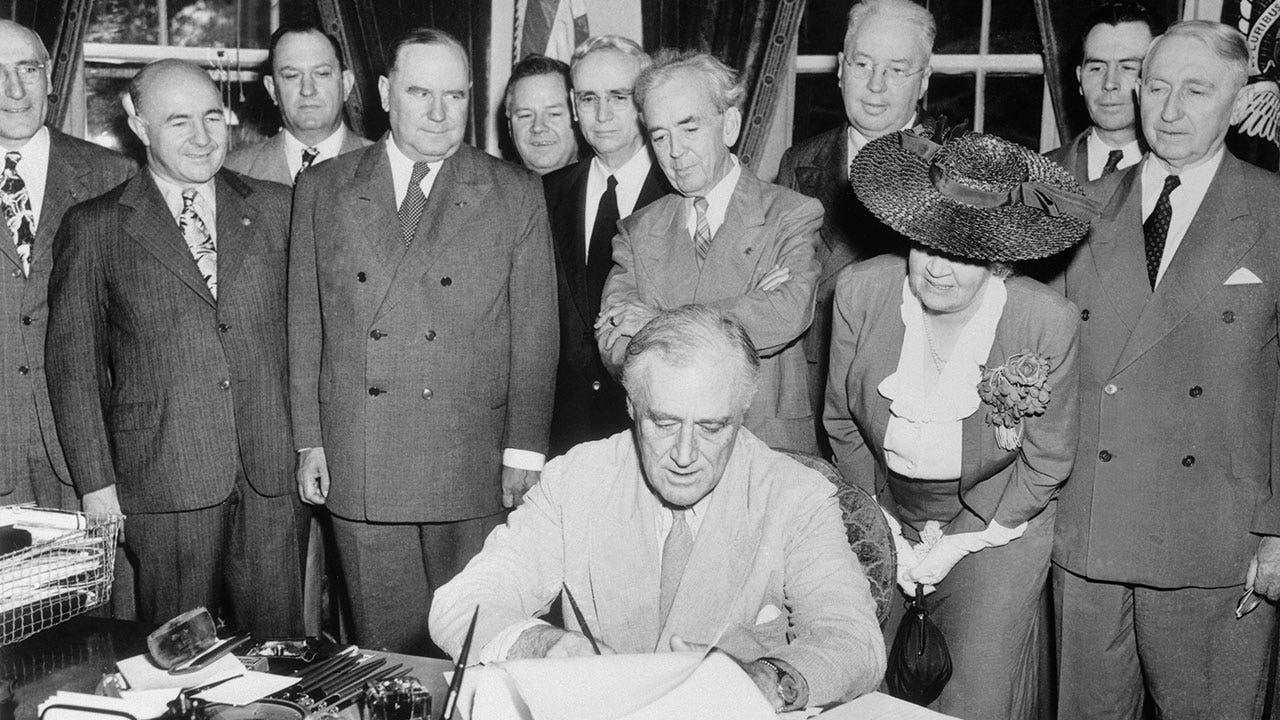 On this day in history, June 22, 1944, FDR signs GI Bill, with far ...