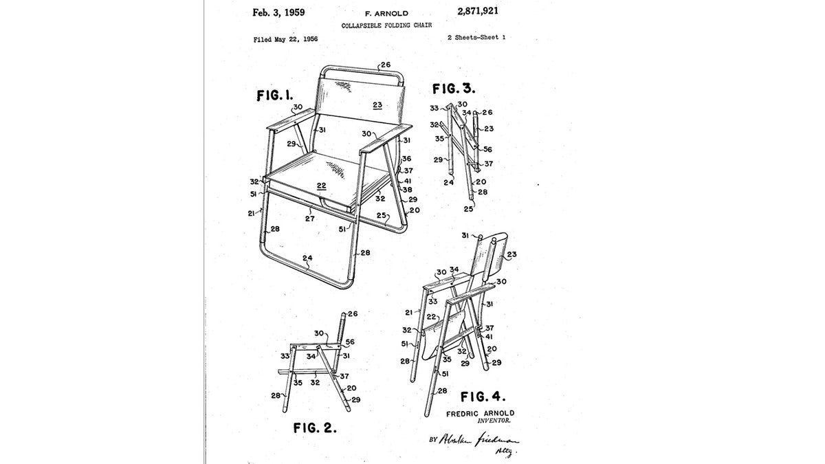Meet the American who invented the folding beach chair, Fredric Arnold ...