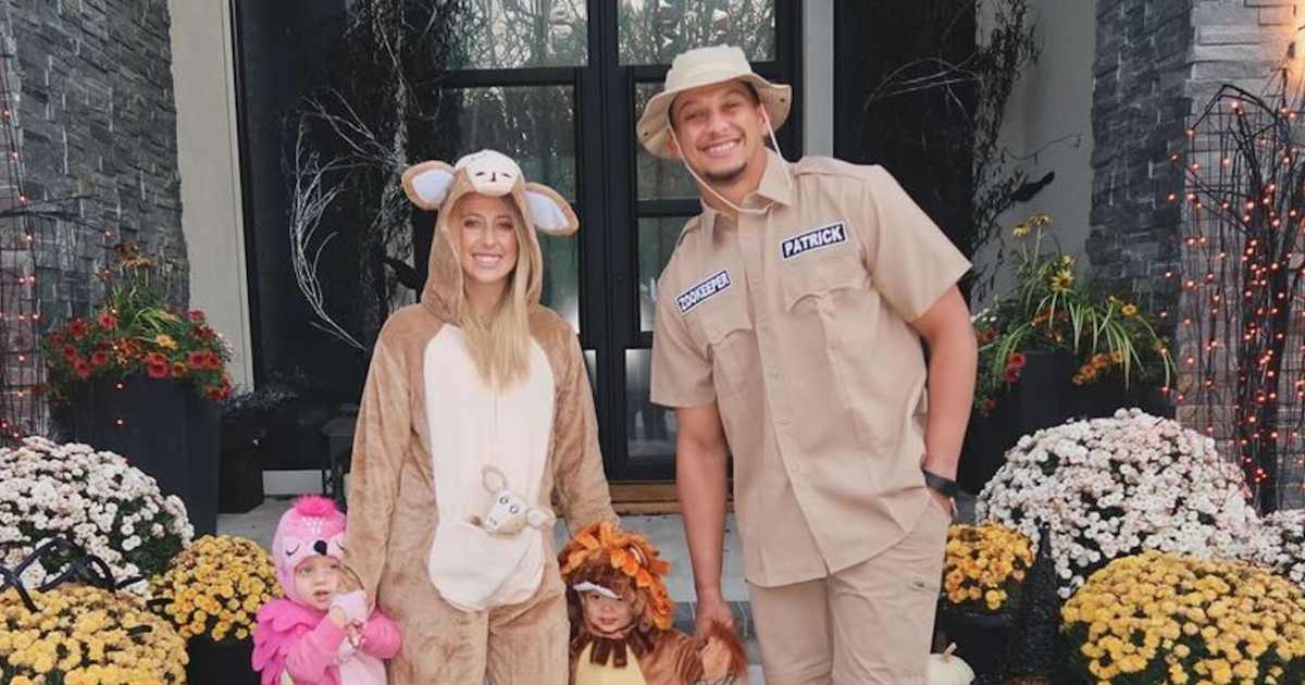 Patrick and Brittany Mahomes Reveal Zoo-Themed Costumes With Kids for ...