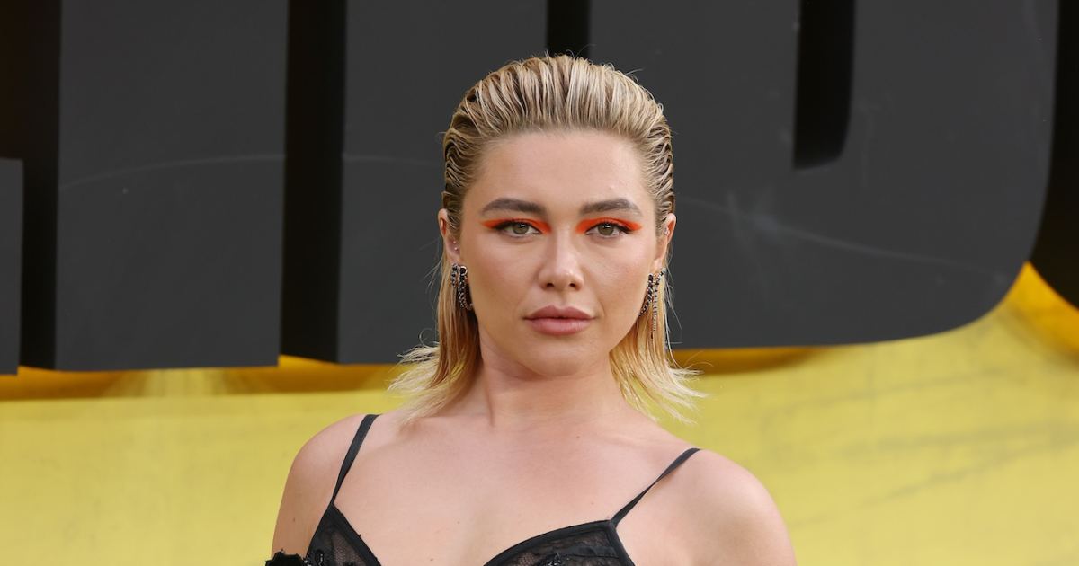 Florence Pugh Rocks See-Through Black Lace Gown at ‘Thunderbolts ...